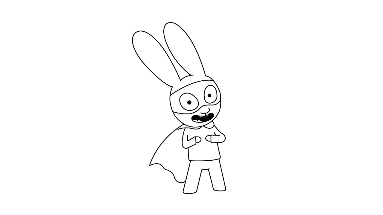 COMO DIBUJAR A SIMON - SIMON RABBIT - PAPER PERIMETRO - YouTube