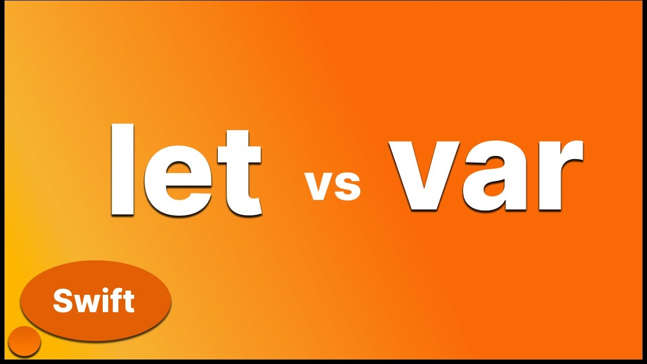 let vs var in Swift iOS - YouTube