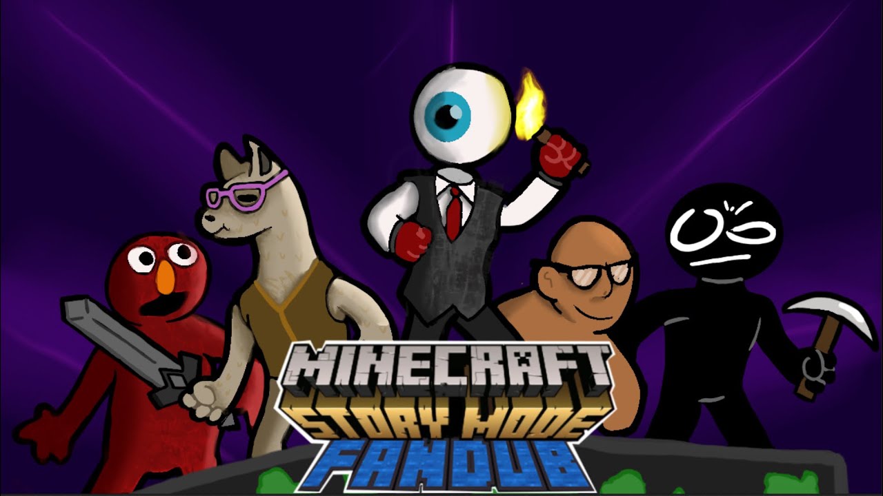 Minecraft Story Mode Fandub Thumbnail Speed Paint - YouTube
