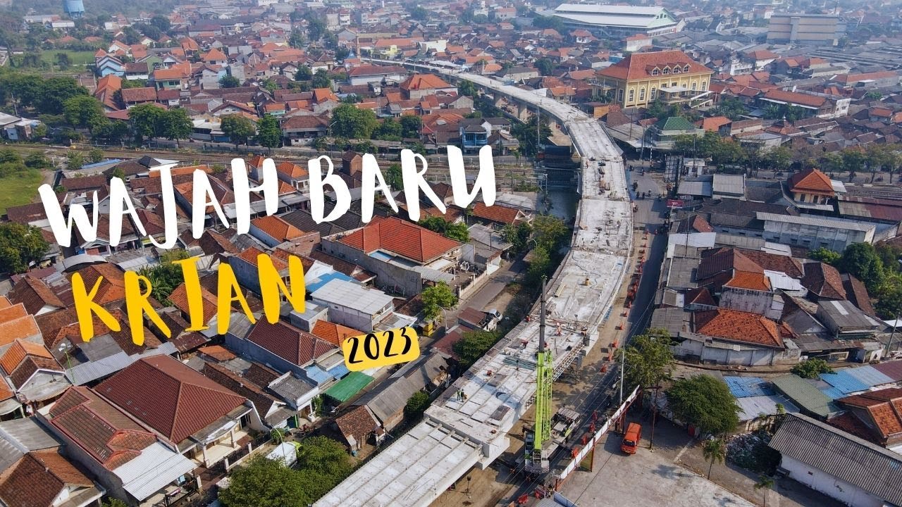 UPDATE PEMBANGUNAN FLY OVER KRIAN SIDOARJO TERBARU DENGAN DRONE - YouTube