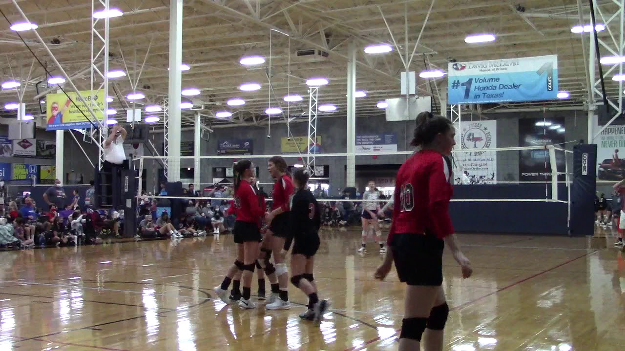HSAA Volleyball Tournament Longview HEAT vs THESA Riders, game #1 (10/ ...