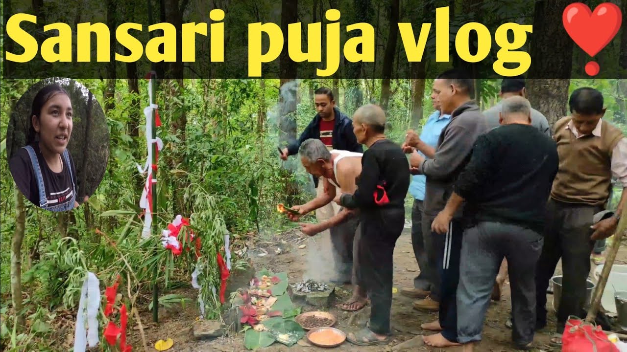 Sansari Puja vlog ️ | Rural life in Sikkim Village vlog ️ - YouTube