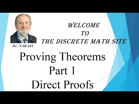 Proving Theorems Part 1 Direct Proofs - YouTube