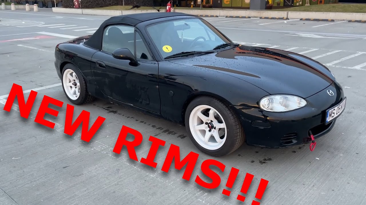 New Rims For The Miata! | JapanRacing JR3 - YouTube
