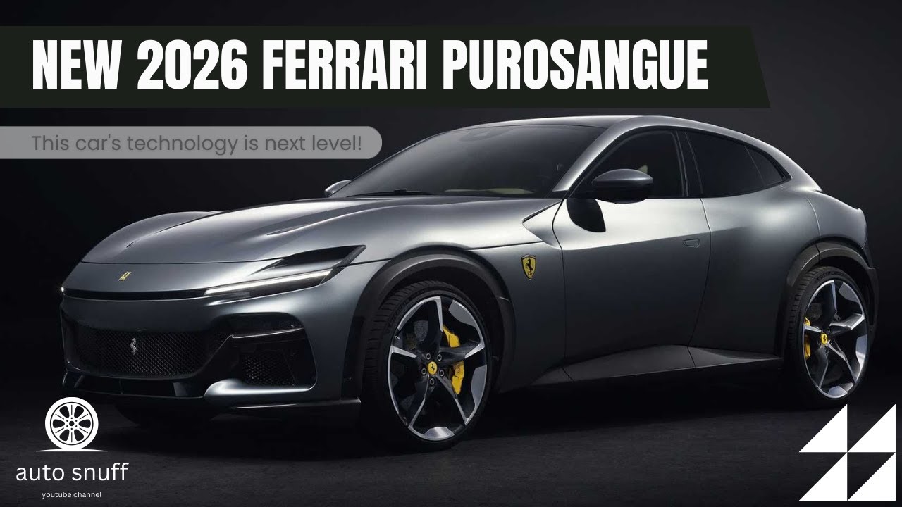 New 2026 Ferrari Purosangue: The Ultimate Luxury Performance SUV - YouTube