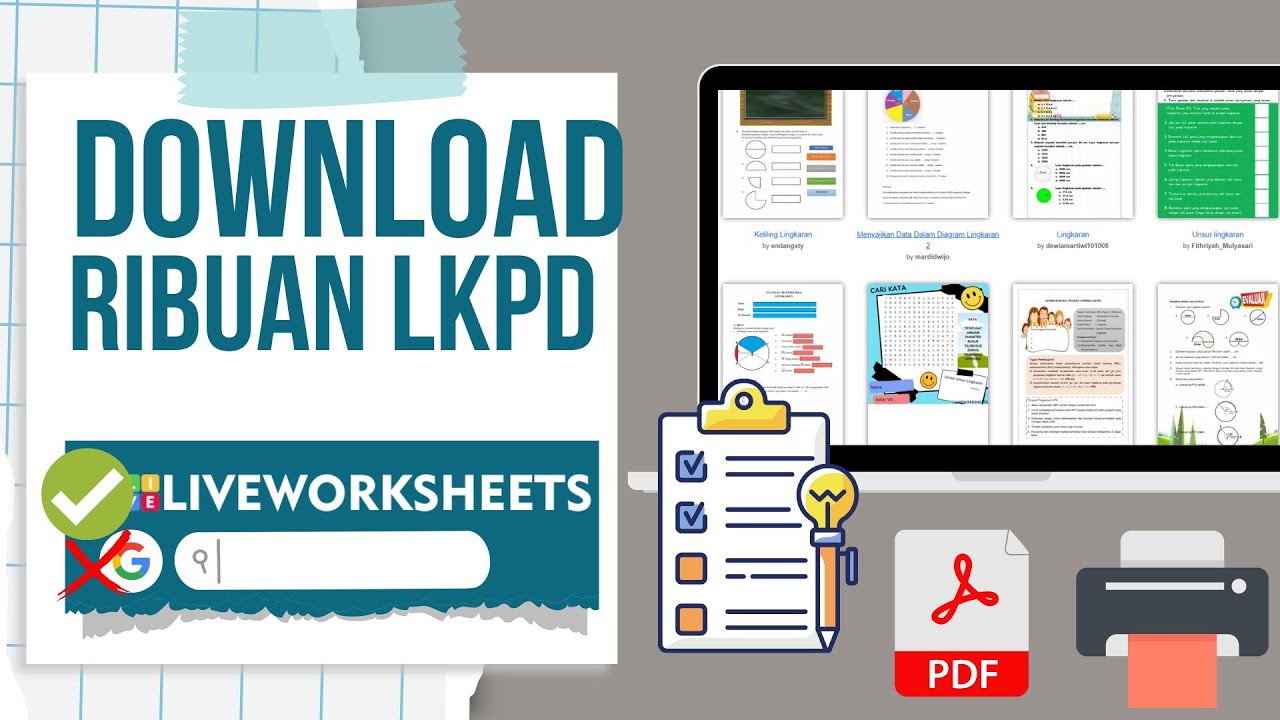 Cara Download LKPD dari Liveworksheet - YouTube