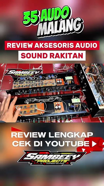 Review Aksesoris Audio Sound Rakitan Ombro 35 Audio Malang 🔥 (Bagian 1) - YouTube