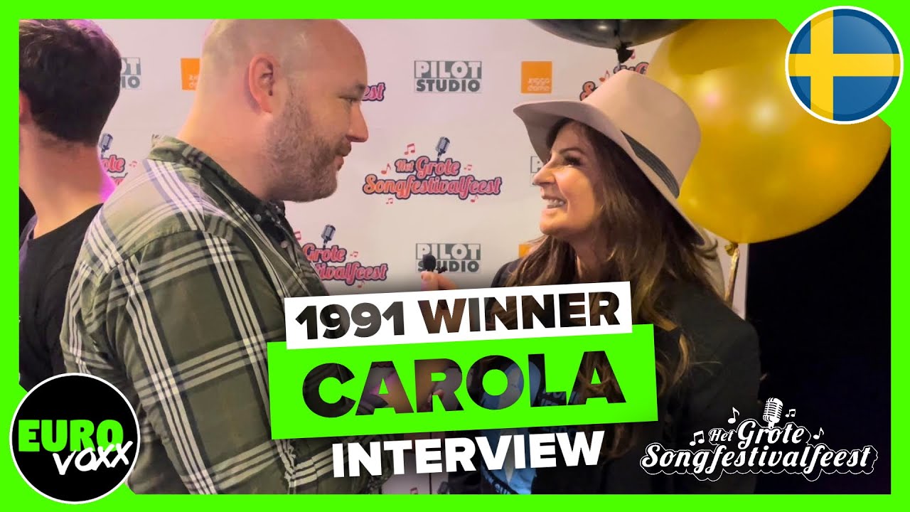 CAROLA INTERVIEW // Het Grote Songfestivalfeest 2022 // Sweden ...