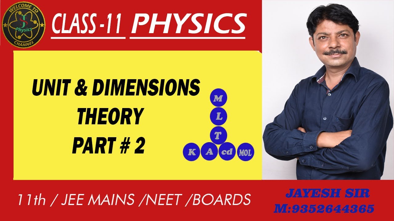 Unit and dimension theory Lecture 2 - YouTube
