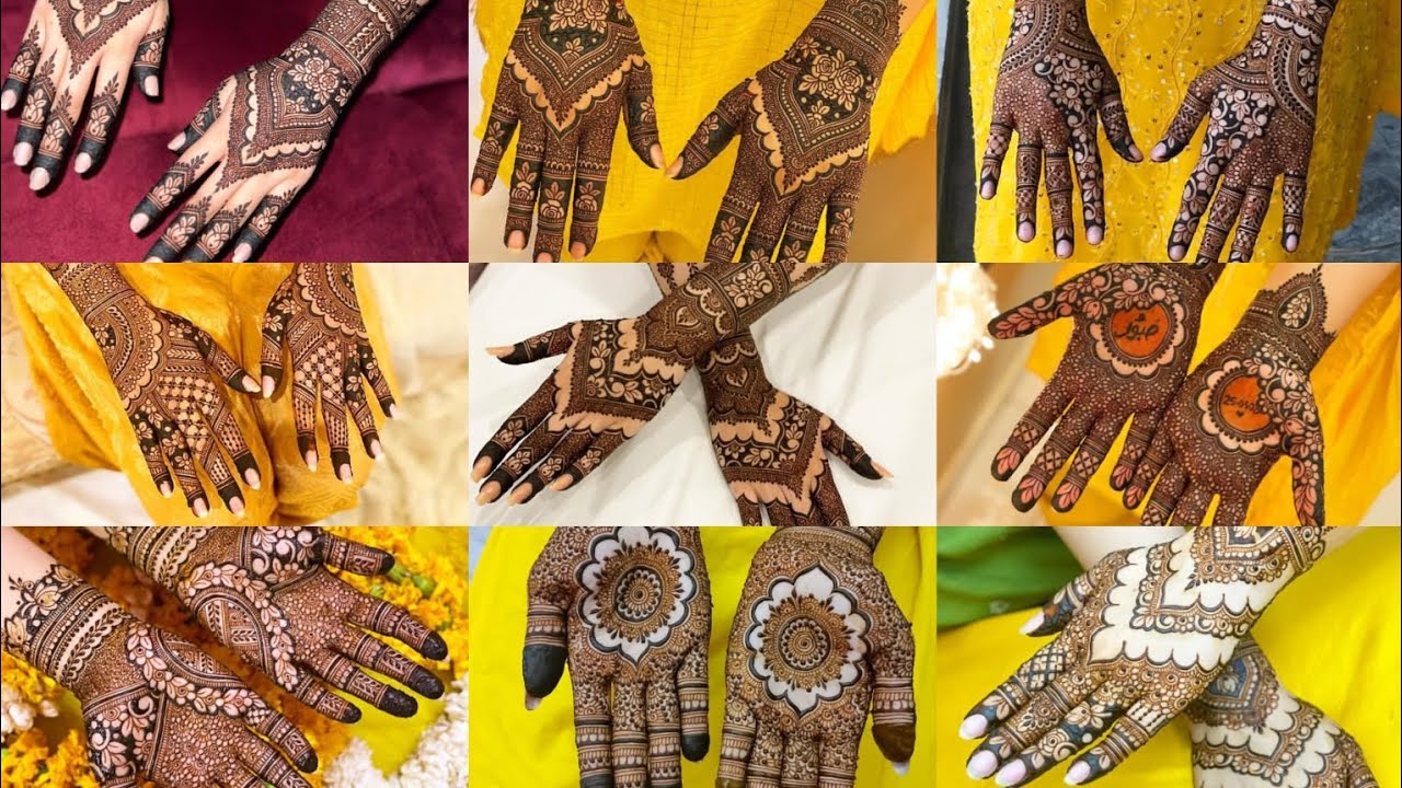 Bridal Mehndi design || Latest Mehndi design 2024 || Mehrab Mehndi ...