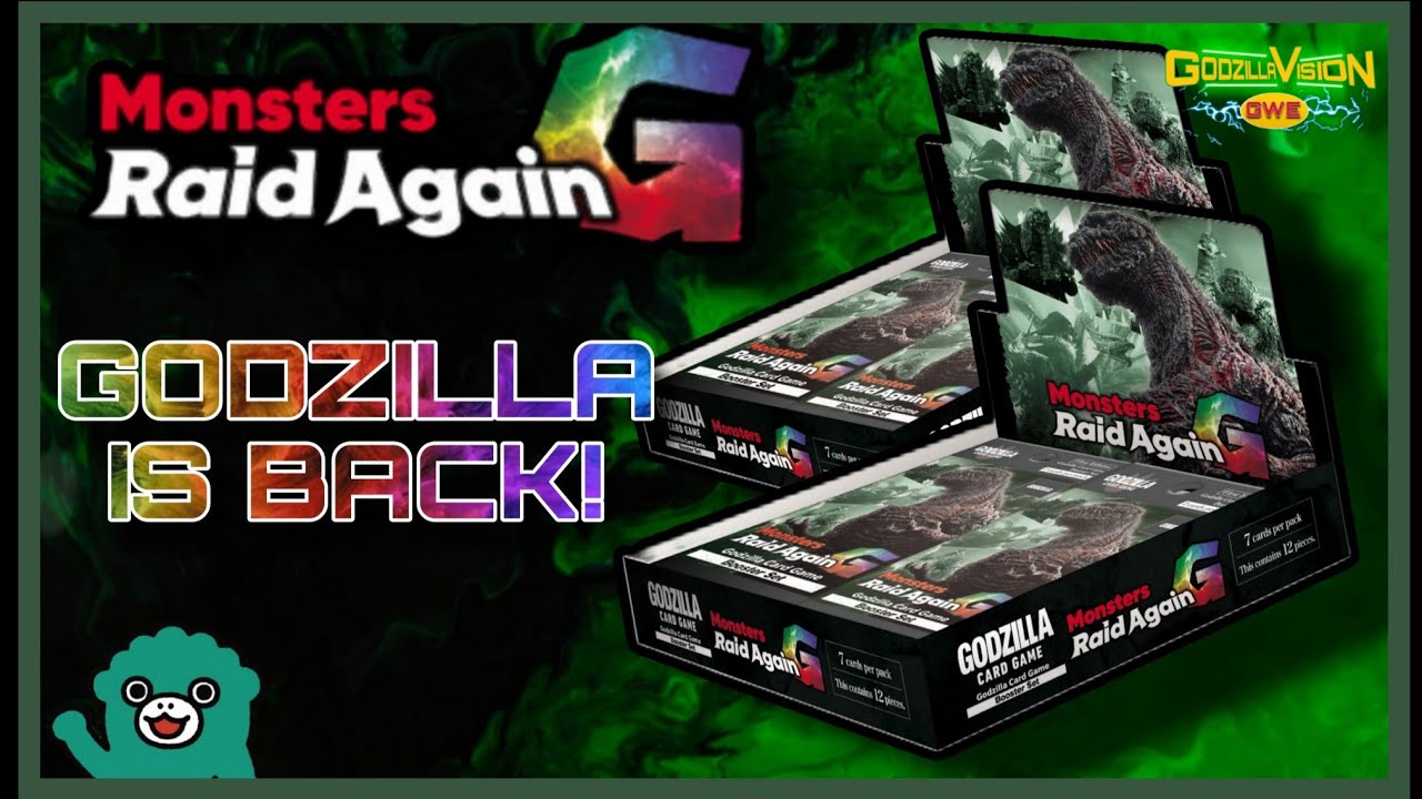 Godzilla TCG Monsters Raid Again Dual Box OPENING! - YouTube