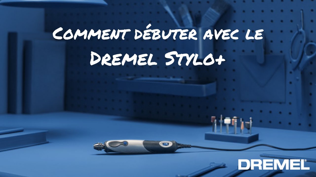 Comment débuter avec l'outil polyvalent Dremel Stylo+ - YouTube