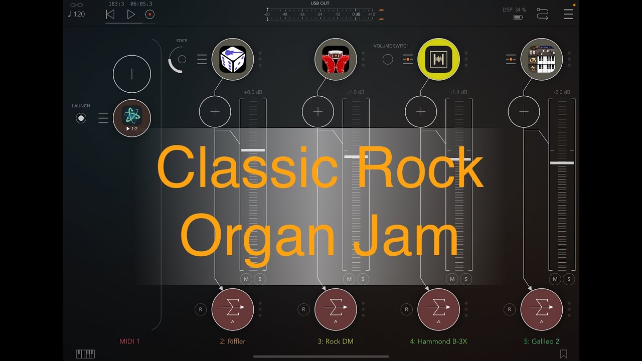 Classic Rock Organ Jam - YouTube