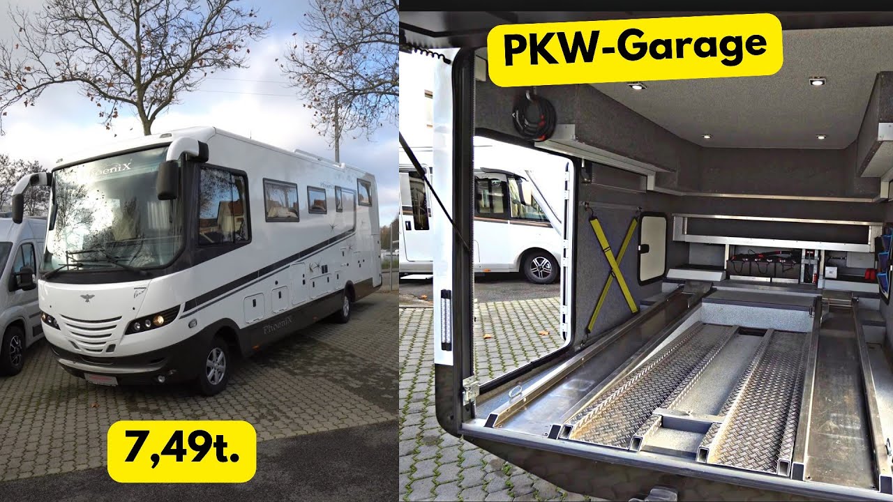 Wohnmobil Mit Pkw Garage 7 5t
