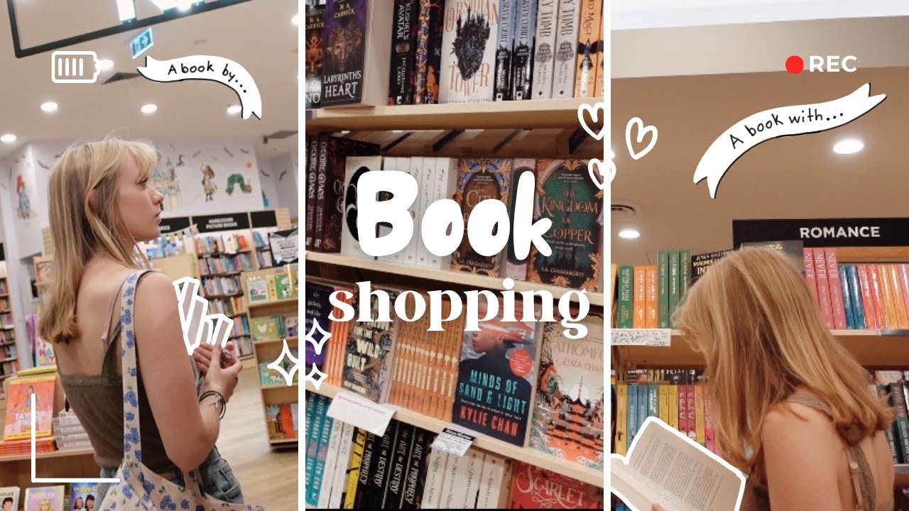 prompts choose what books I buy! *book shopping vlog* - YouTube