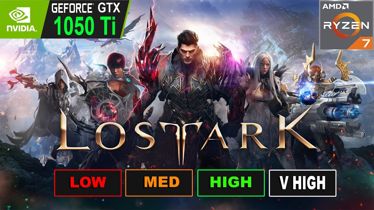 LOST ARK | GTX 1050 Ti Benchmark | 900P | 1080P - YouTube