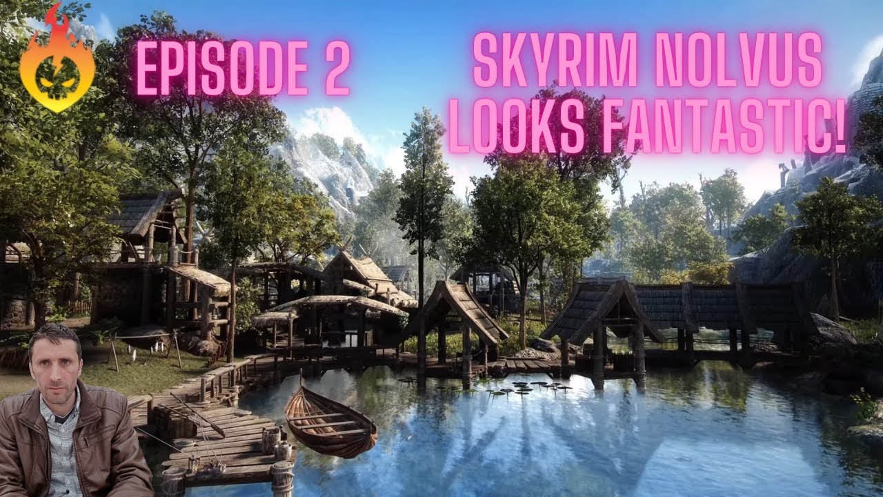 Skyrim (Nolvus V6) Playthrough! Build a Lich! Hard battles! #2 - YouTube