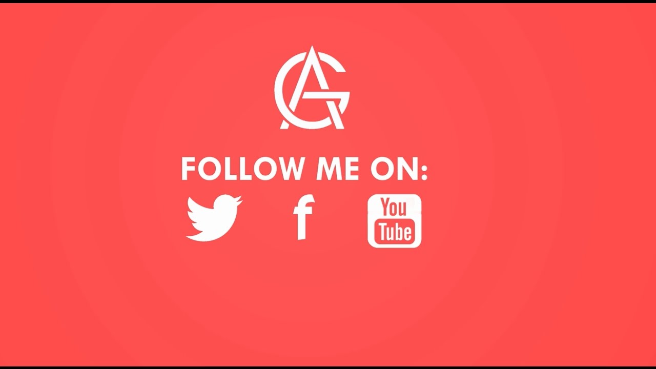 RED OUTRO FREE AFTER EFFECT TEMPLATE #1 - YouTube