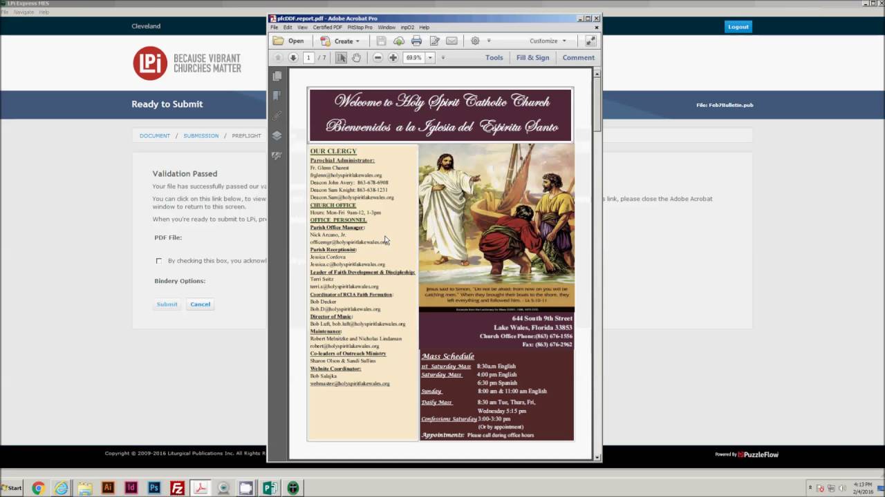 Uploading your bulletin from Publisher to Lpi Express - YouTube