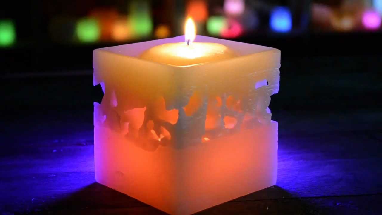 Velas de diseño con Led artesanas - YouTube