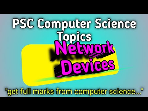 Network Devices || psc computer science topics || psc computer - YouTube