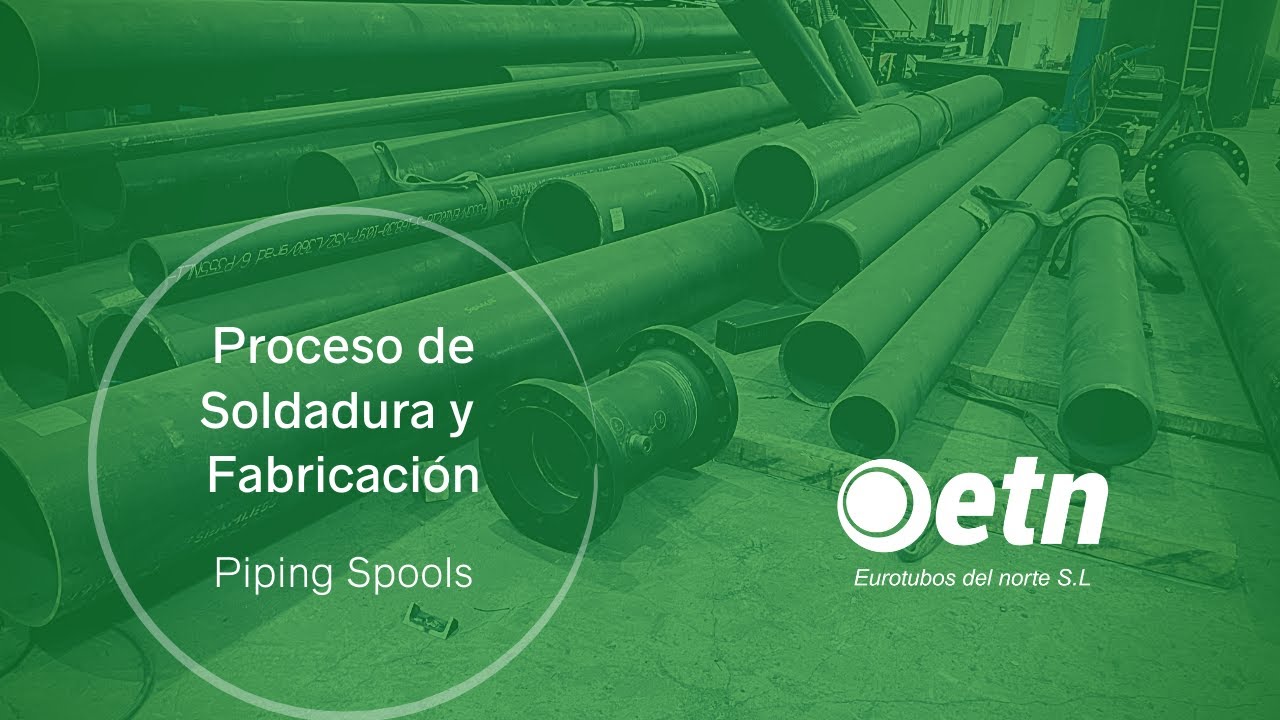 Proceso de soldadura y fabricación de Piping Spools - YouTube