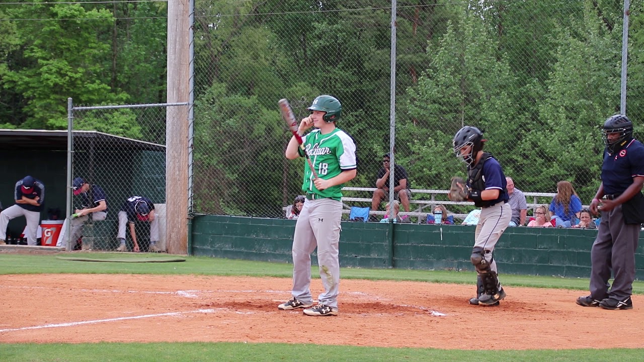 Tyler Rice-Baseball Freshman Season 2019-Double-4/30/19 - YouTube