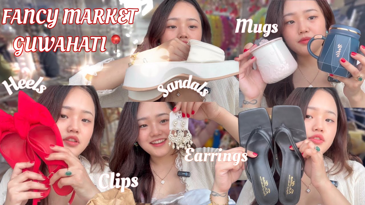 Fancy Market, Guwahati Haul| Sandals Starting 350/- Only(๑˃̵ᴗ˂̵)👠🎀 ...