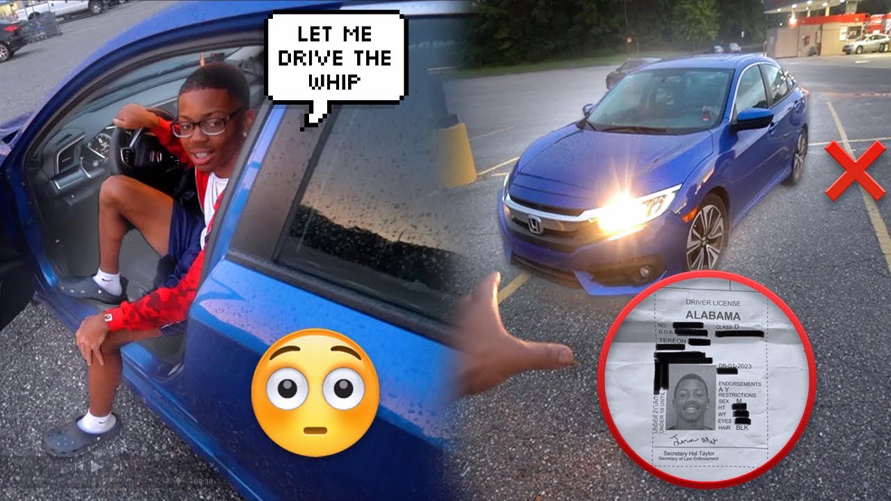 Testing My Little Brother's Driving Skills on the Road *JUST GOT HIS ...