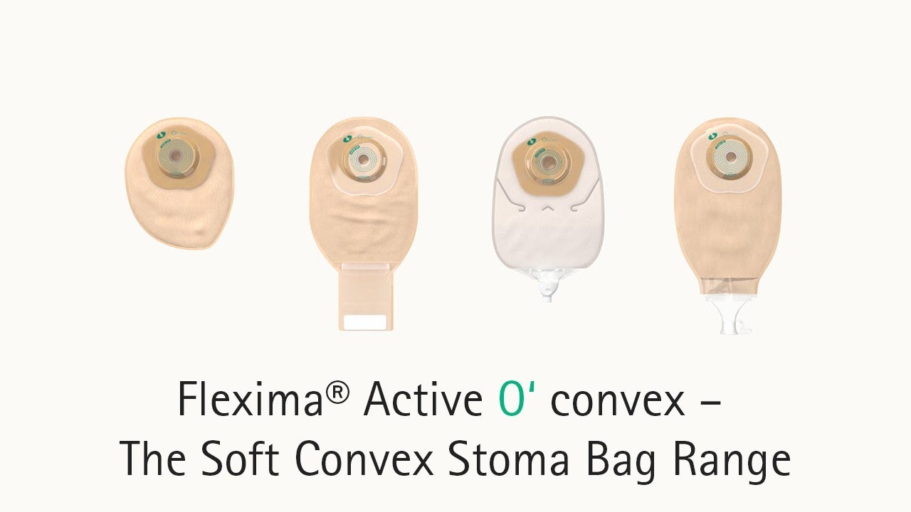 Flexima Active O' convex – The Soft Convex Stoma Bag Range - YouTube