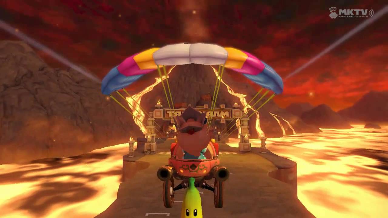 Wii U - Mario Kart 8 - (Wii) Grumble Volcano - YouTube