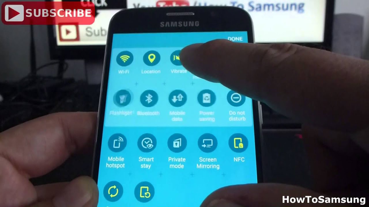 How do I edit the notification panel Samsung Galaxy S6 Basic Tutorials ...