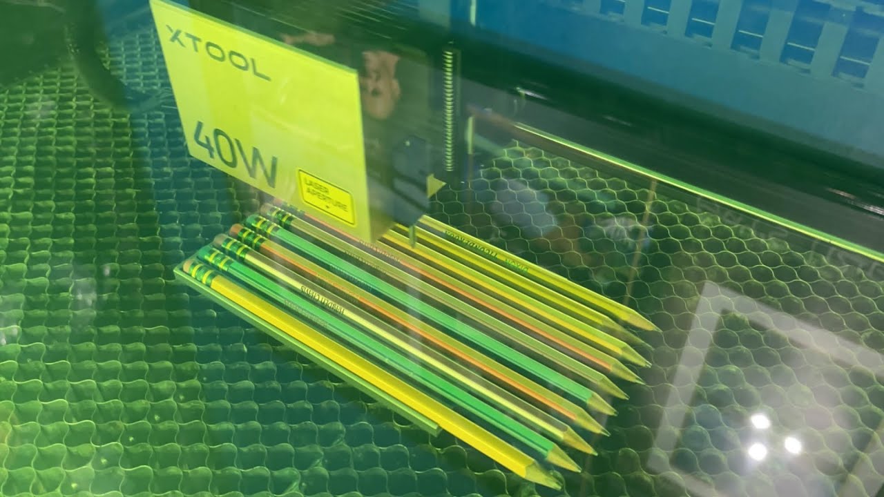 Xtool Pencil Laser Engraving Jig - YouTube