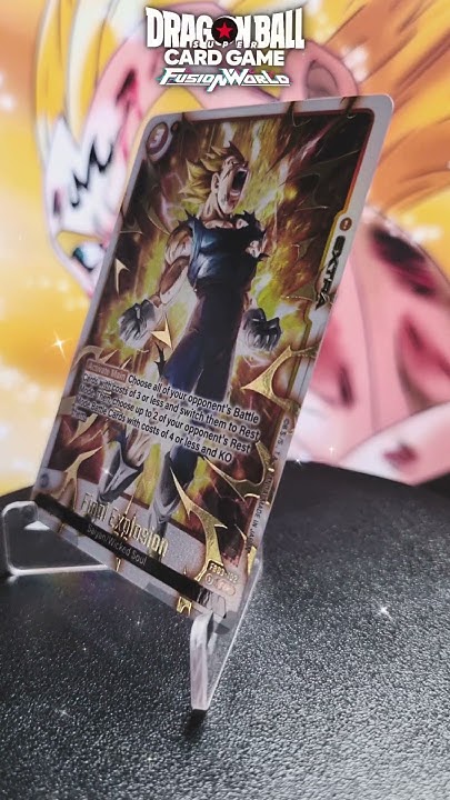 Final Explosion FB03-102 R ⭐️ Dragon Ball Fusion World Alt Art #dragonball #rare #vegeta #tcg ...