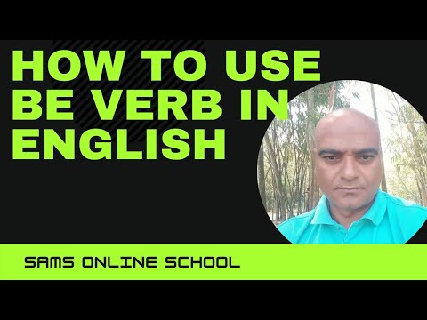 How to use be verb in English. - YouTube