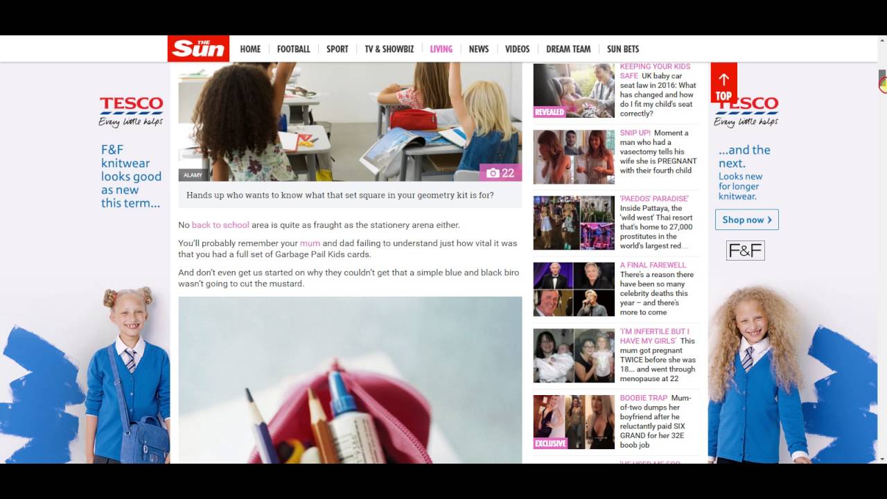 Tesco online newspaper ad - YouTube