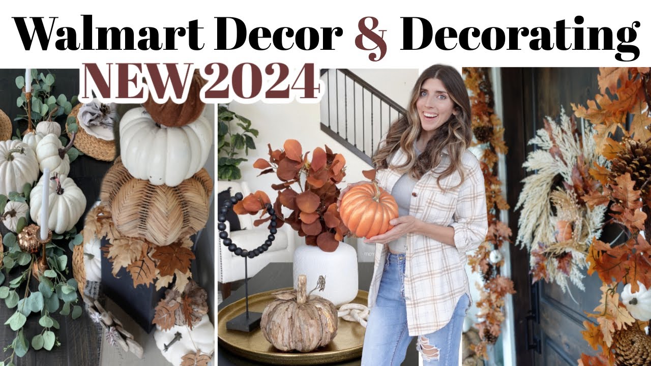 NEW FALL Walmart Shop & Decorate 2024 / Rustic Fall Decorating Ideas ...