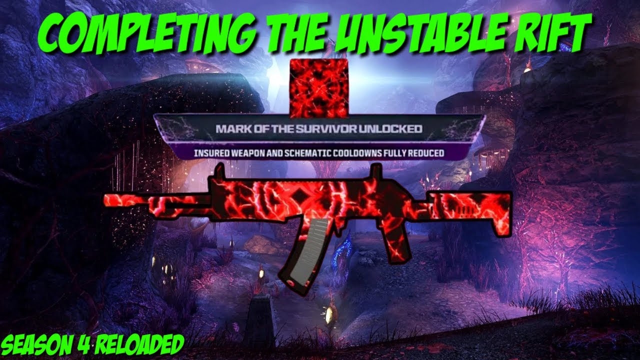 MW3 Zombies - I COMPLETED THE UNSTABLE RIFT FIRST TIME (Season 4 ...
