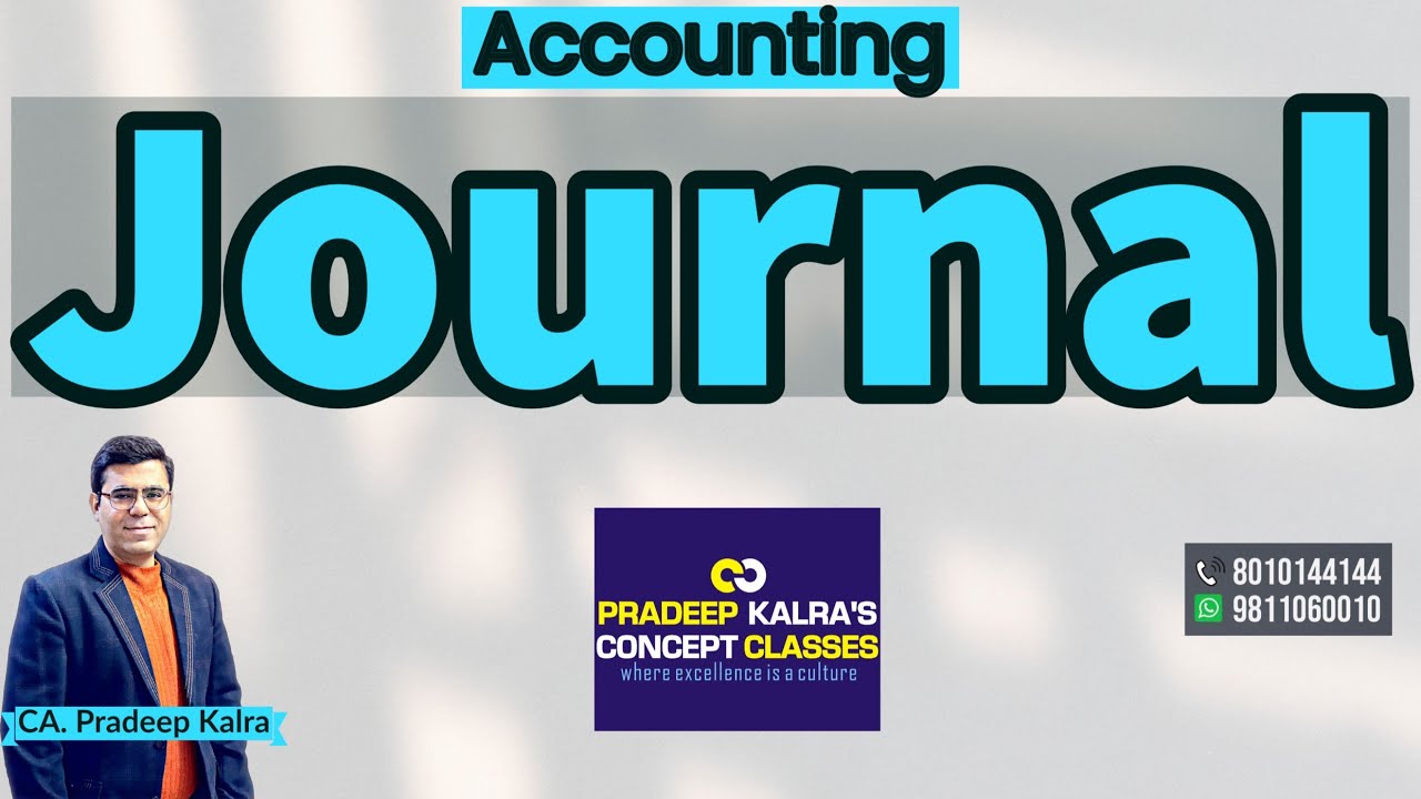 Questions of Journal | Journal Entry Class | Class 11 | by CA Pradeep ...