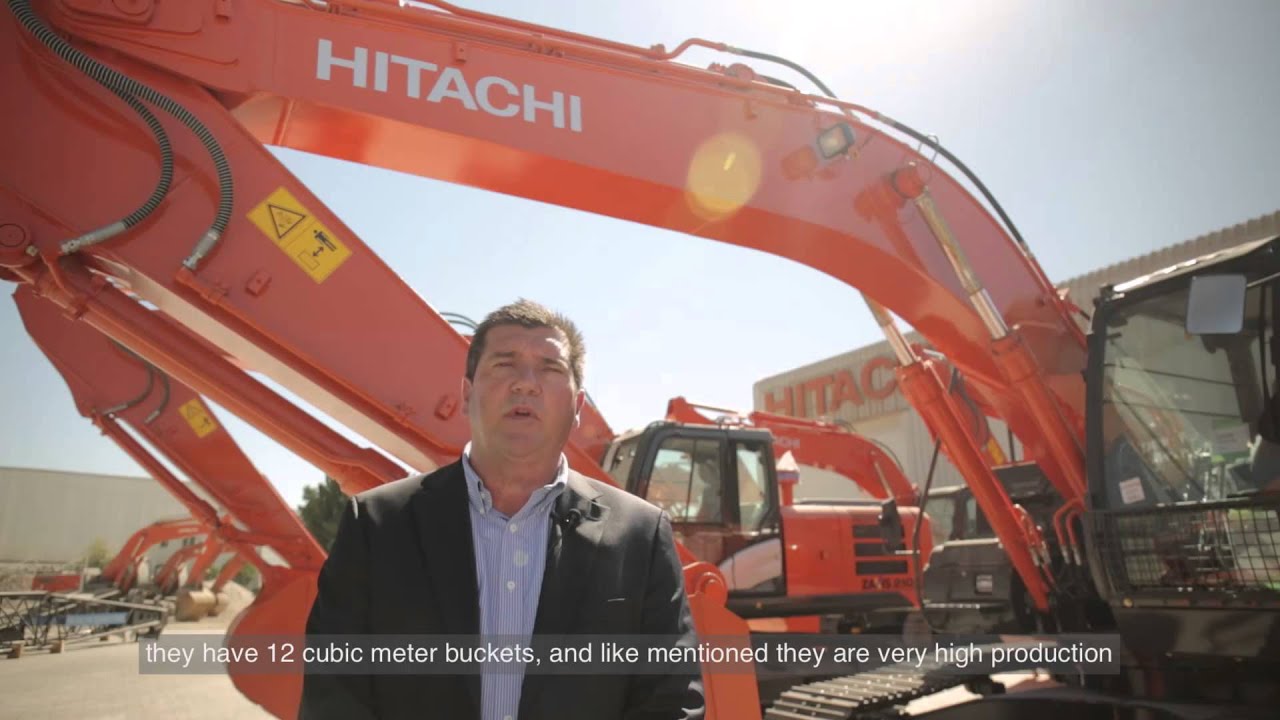Hitachi EX1900-6 at the New Doha Port - Solution (English) - YouTube