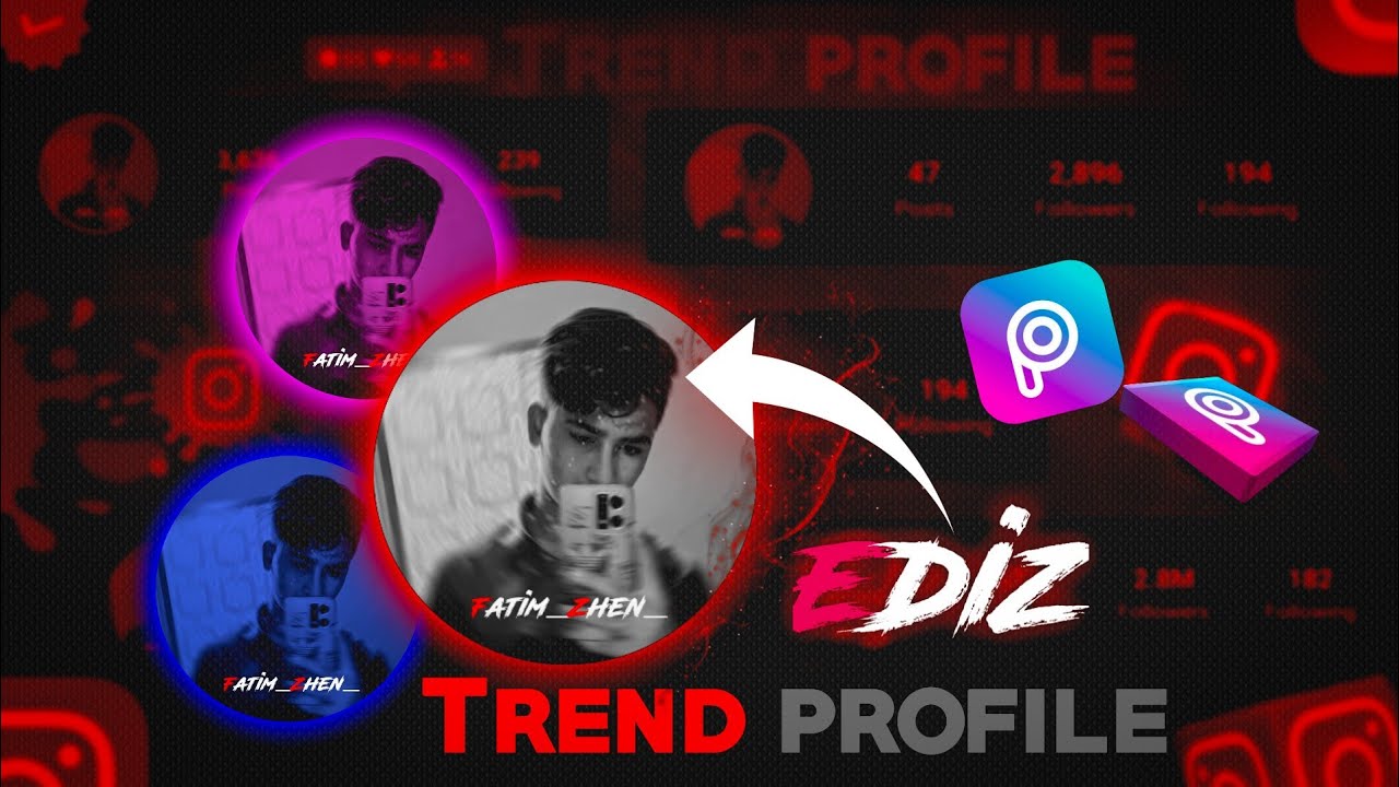 Instagram viral DP editing tutorial😱 || how to make Instagram viral DP||#picsart - YouTube