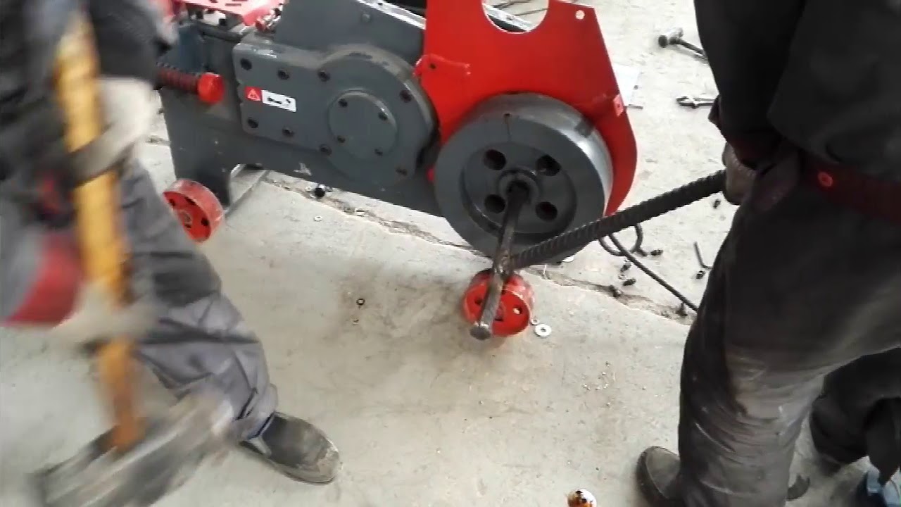 GQ45D REBAR CUTTER REBAR CUTTING MACHINE DISASSEMBLE - YouTube