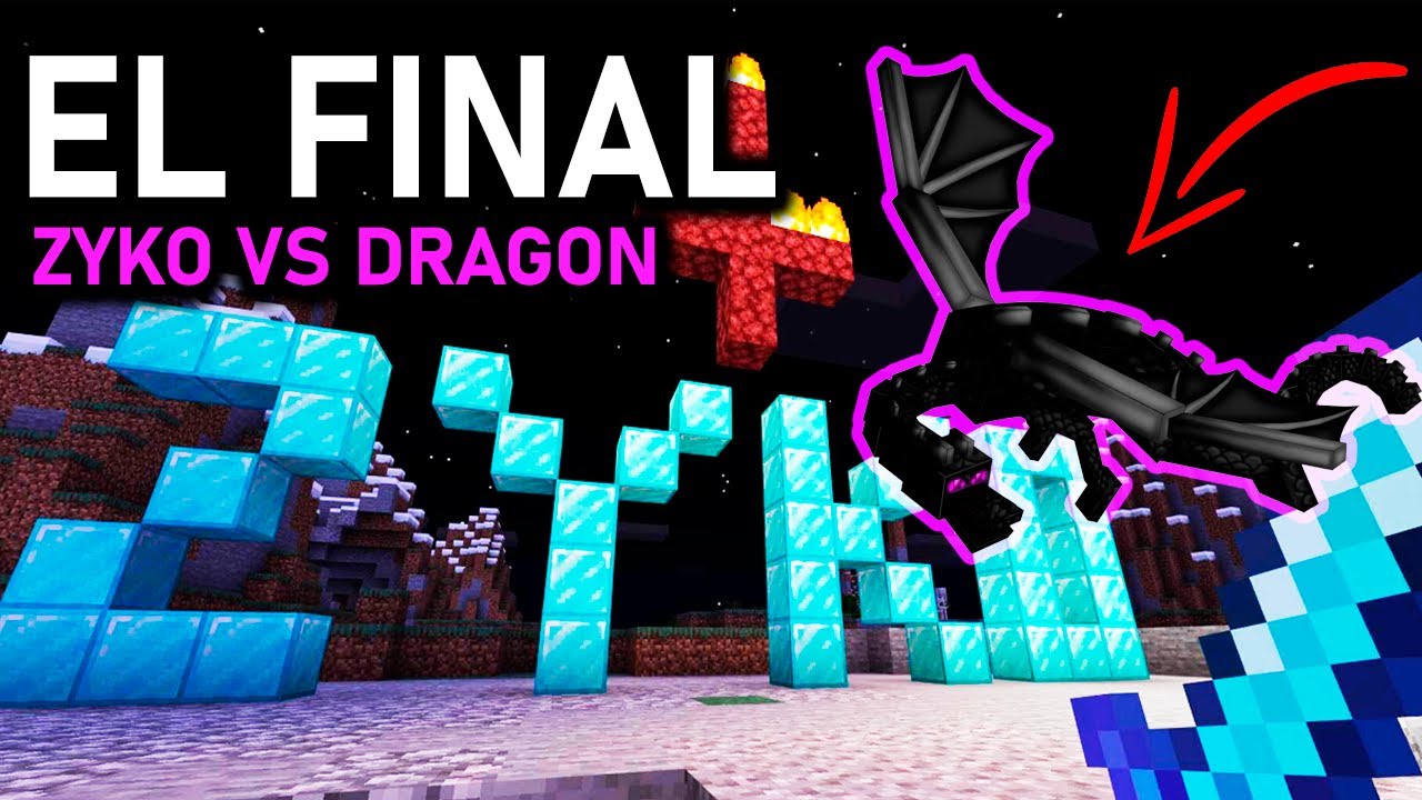 BATALLA FINAL VS DRAGÓN 💜🐉 | MINECRAFT EP. 3 - YouTube