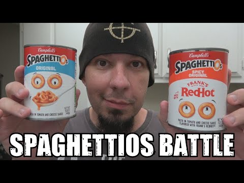 SpaghettiOs Battle - Original vs Frank's Red Hot - YouTube