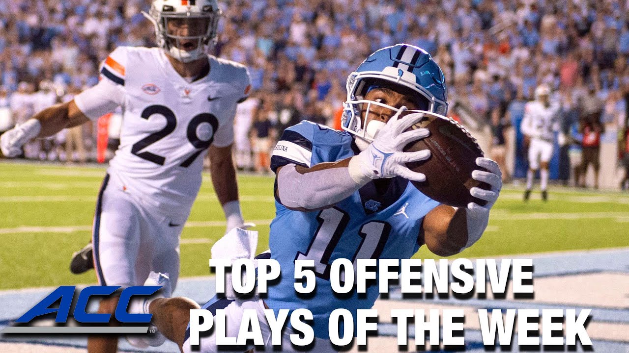 2021 ACC Football Top 5 Plays Of The Week: Week 3 - YouTube