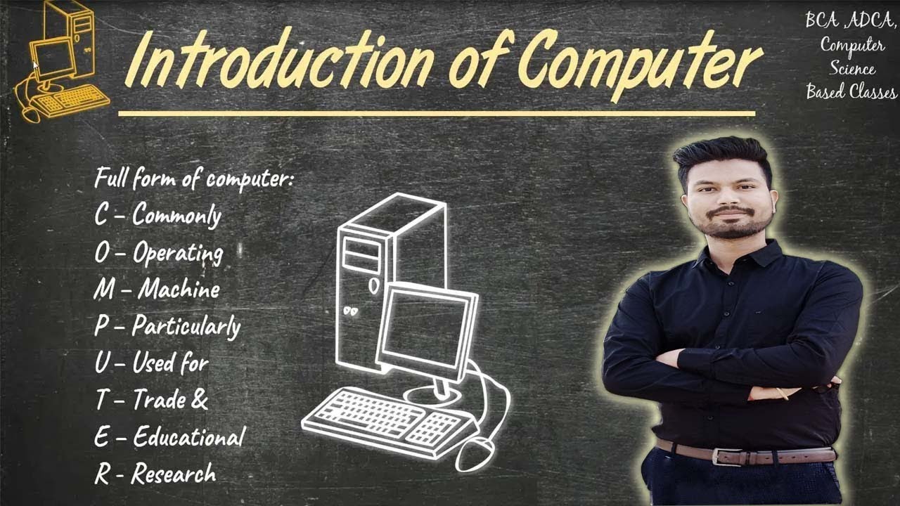 शुरू से Computer Fundamental Class 1- Introduction in Hindi by Vikash jha sir - YouTube