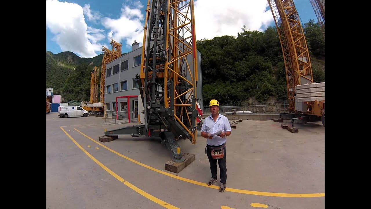Gru Liebherr 53K presentazione ToniNiederstätter - YouTube