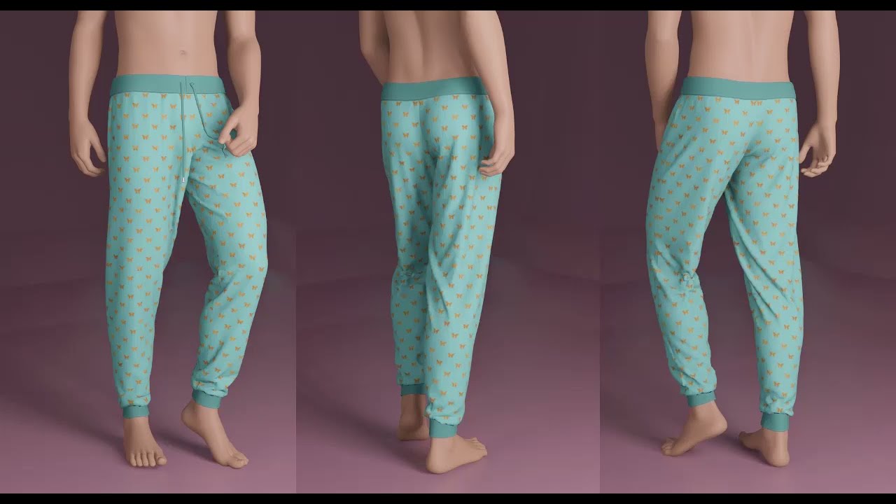 Sweat pants Marvelous Designer |Clo3d - YouTube