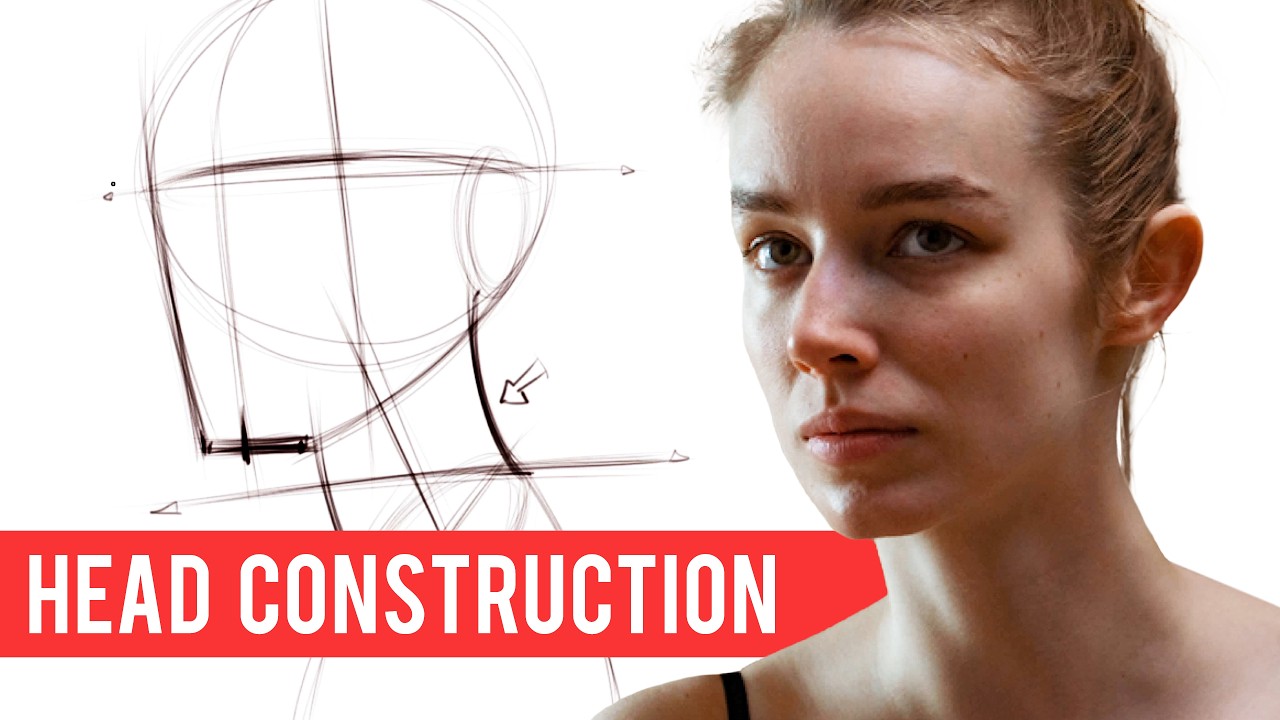Step by Step Portrait Construction - YouTube