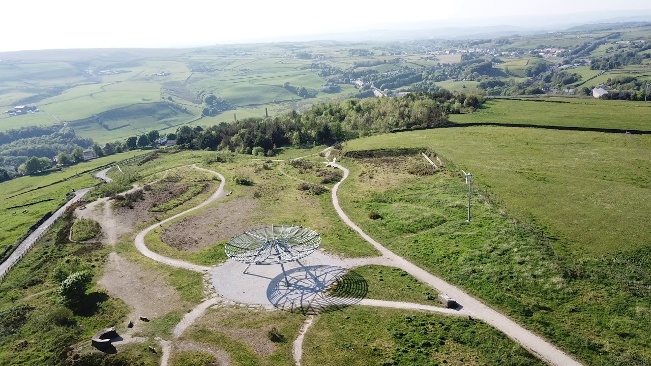 The Halo Panopticon, Haslingden, Rossendale - Drone Panoramic - YouTube